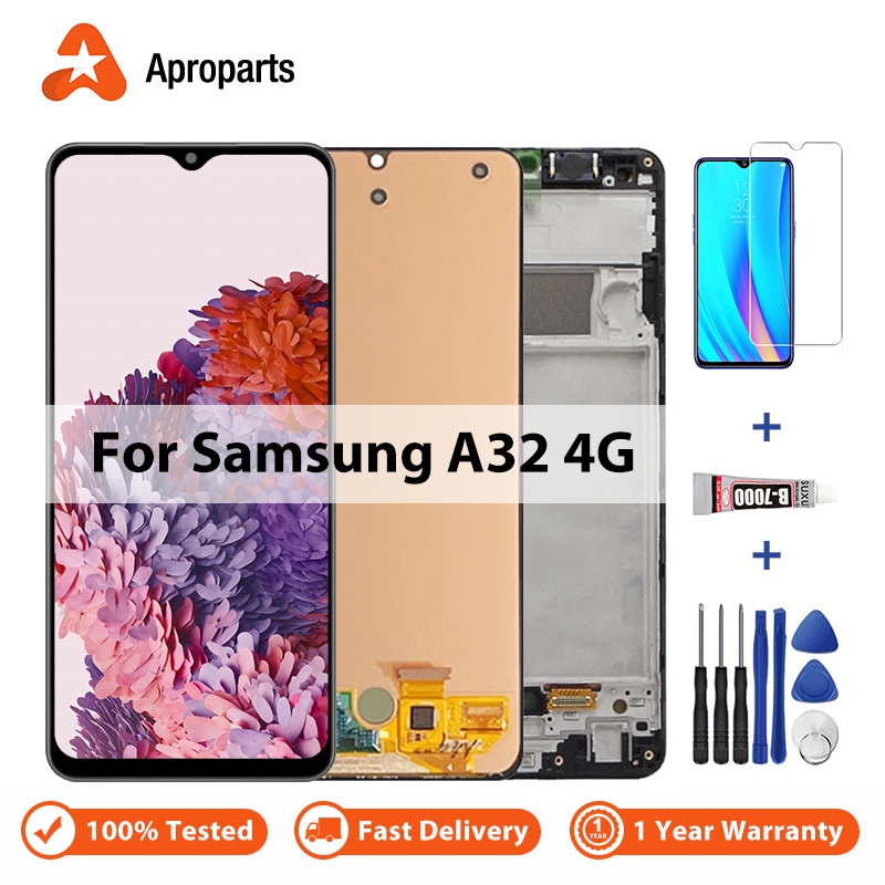 Màn Hình Cảm Ứng LCD Thay Thế Cho Samsung Galaxy A32 4G A325 SM-A325F ...