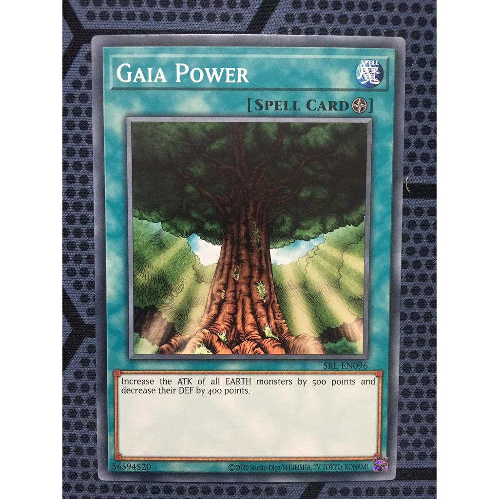 Bài yugioh thời đầu duel monster - Gaia Power - SRL-EN096 - Common ...