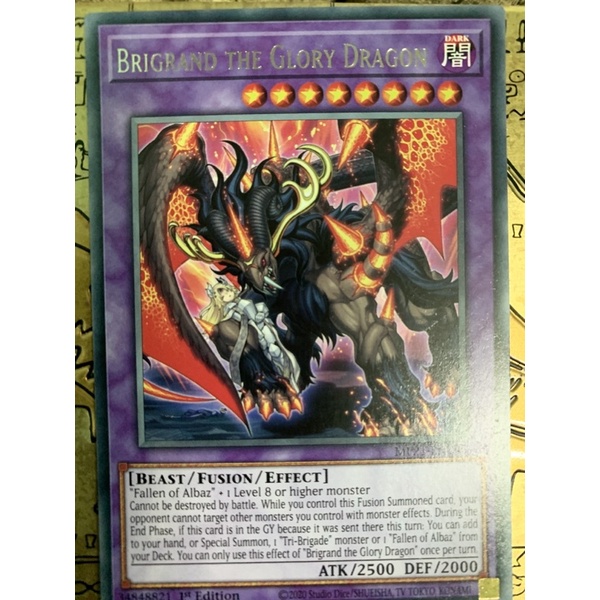 bài yugioh: brigrand the glory dragon | Shopee Việt Nam