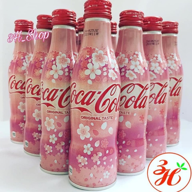 Coca cola chai cao phiên bản hoa anh đào - xách tay Nhật Bản | Shopee ...