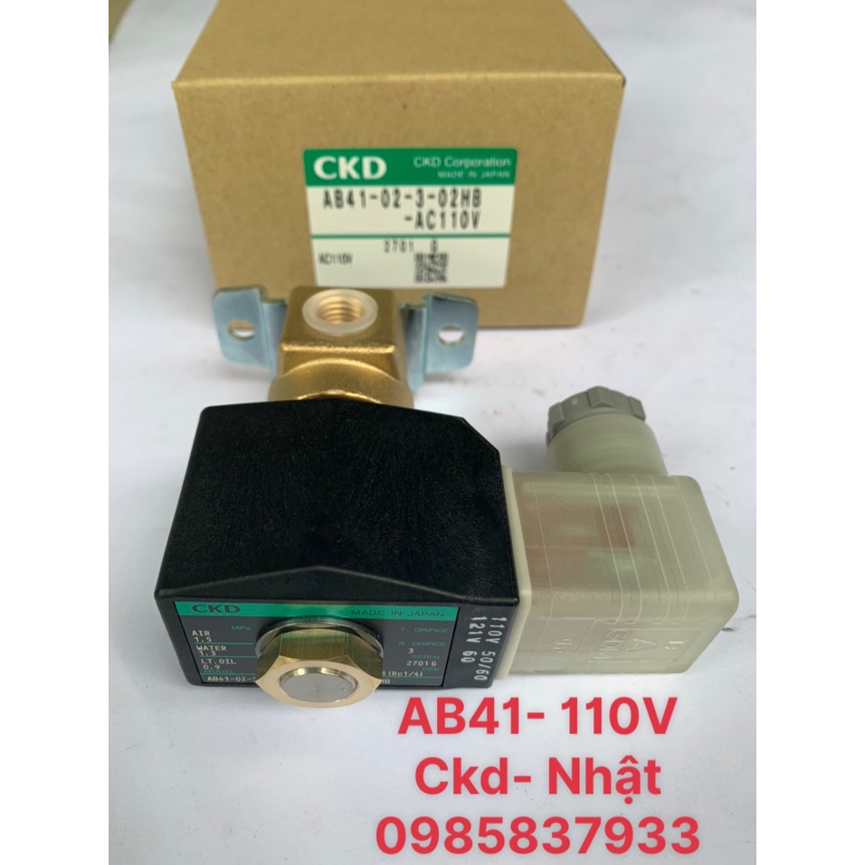 Van điện từ AB41 110V CKD Nhật tại Máy cầm tay NTT bảo hành dài hạn ...
