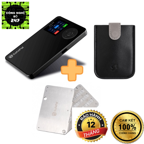 Ví lạnh Safepal & Cypher Safepal bảo vệ ký tự bảo mật & Bao da Ví lạnh ...