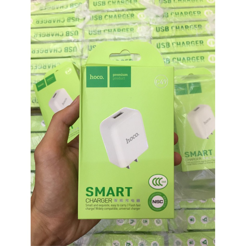 Củ sạc Hoco C49 - củ sạc nhanh 2A chính hãng | Shopee Việt Nam
