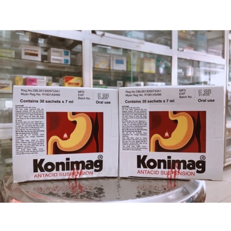 KONIMAG GEL HỖ TRỢ TIÊU HÓA ( HỘP 30 gói X 7ml) | Shopee Việt Nam