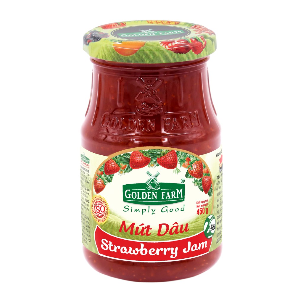 MỨT TRÁI CÂY JAM GOLDEN FARM 450G | Shopee Việt Nam