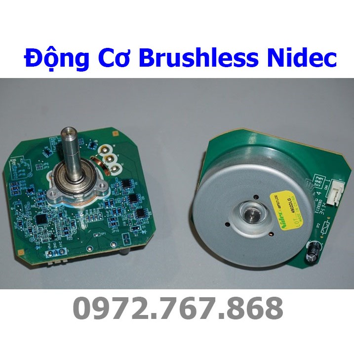 Động cơ BLDC Nidec, 16-24v, trục 8mm DIY quạt | Shopee Việt Nam