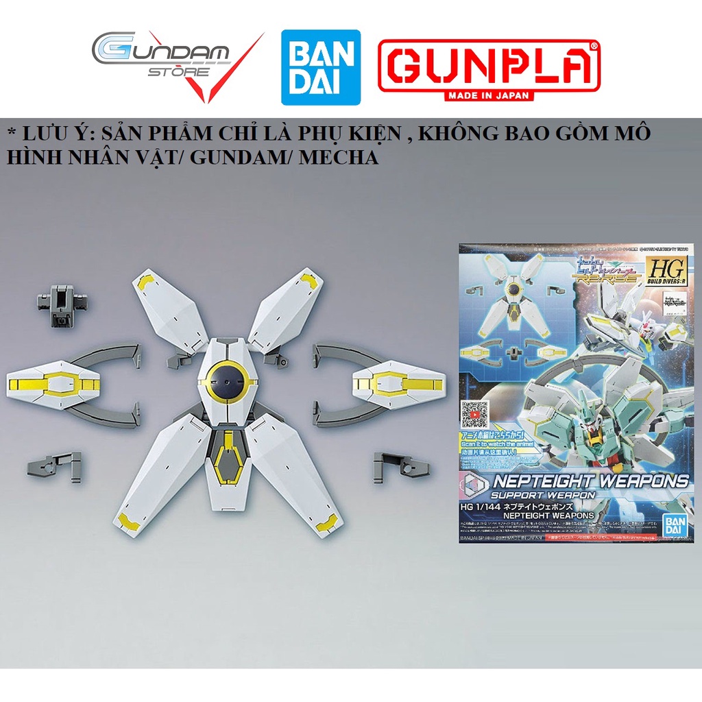 PHỤ KIỆN Mô Hình Gundam HG Nepteight Weapons Bandai 1/144 HGBD Build Divers Re:Rise Đồ Chơi Lắp ...