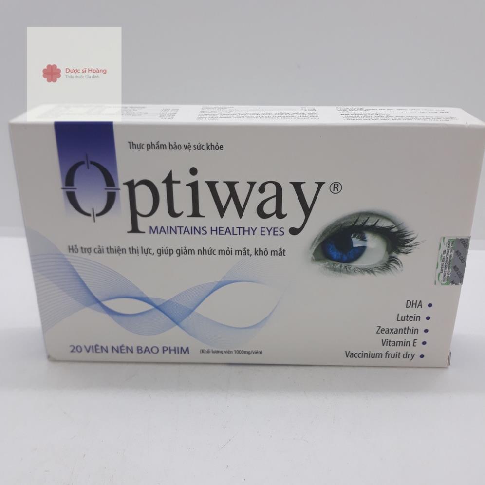 [CHÍNH HÃNG] OPTIWAY Hỗ trợ cải thiện thị lực, giúp giảm nhức mỏi mắt ...