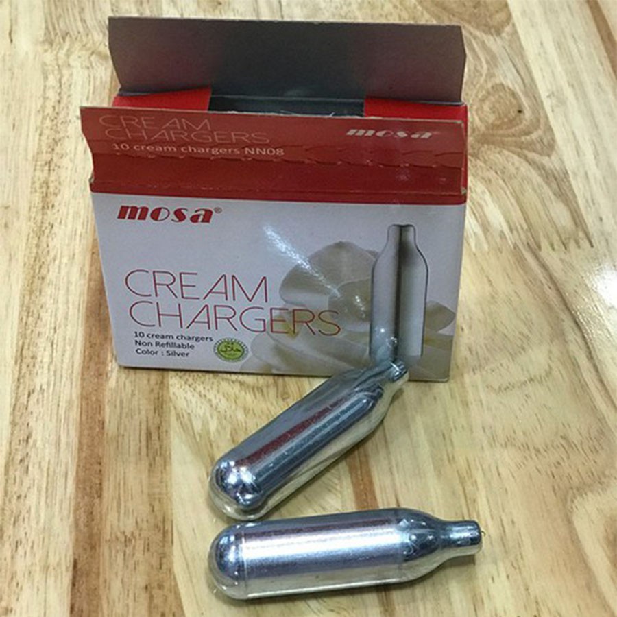 Gas Mosa Dùng Cho Bình Xịt Kem ( hộp 10 viên ) | Shopee Việt Nam