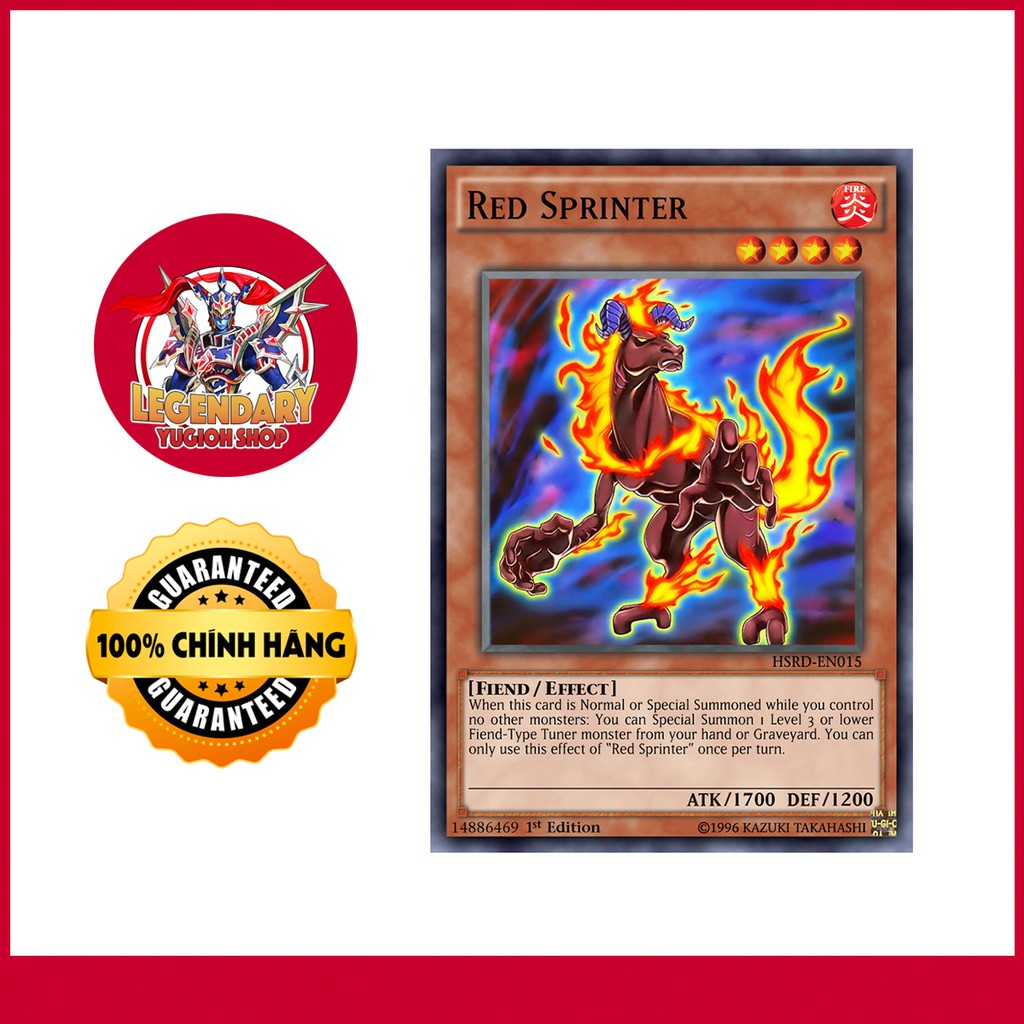 [Thẻ Bài Yugioh Chính Hãng] Red Sprinter | Shopee Việt Nam