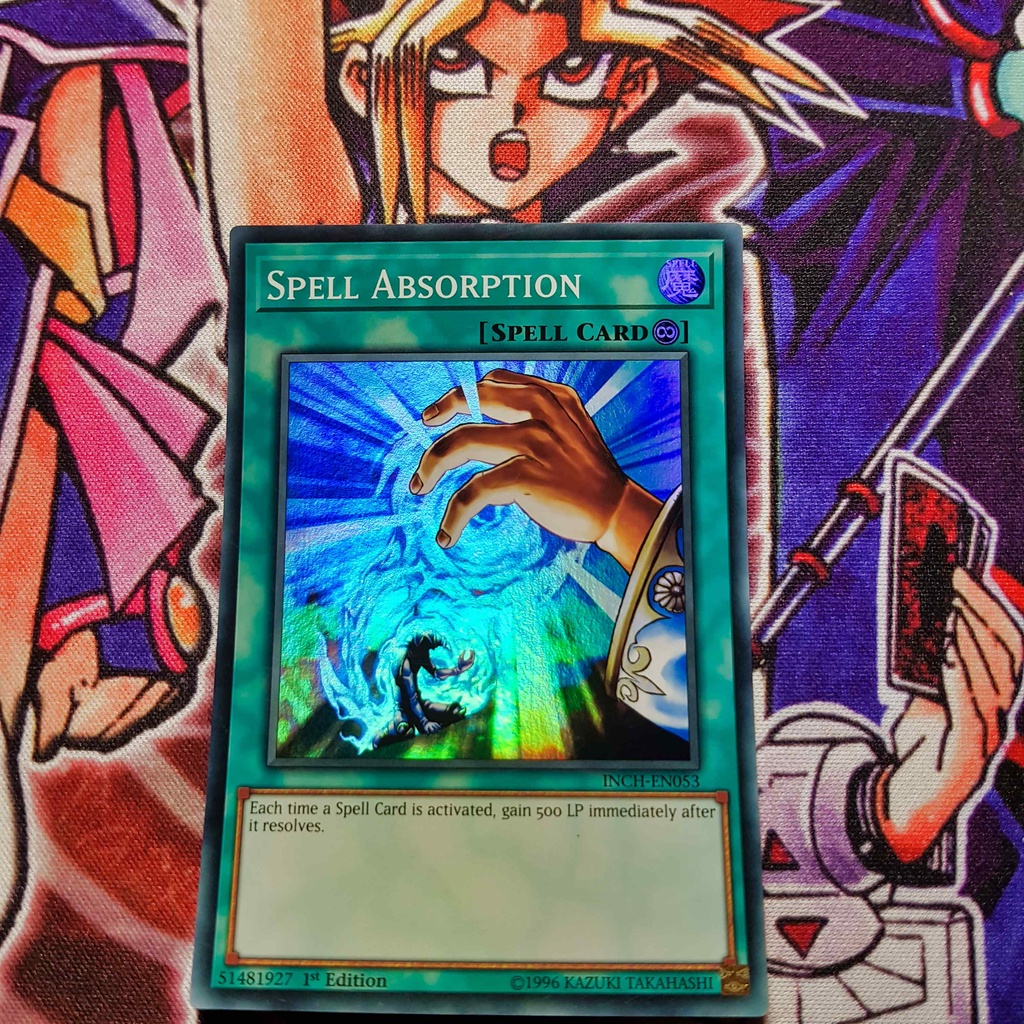 Thẻ bài Yugioh chính hãng | Spell Absorption | INCH Super rare ...