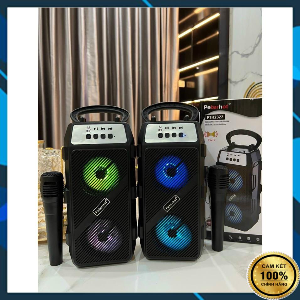Loa karaoke Bluetooth KA99 Nhập Thái Lan - Tặng 2 Mic Hát Song Ca, Loa ...
