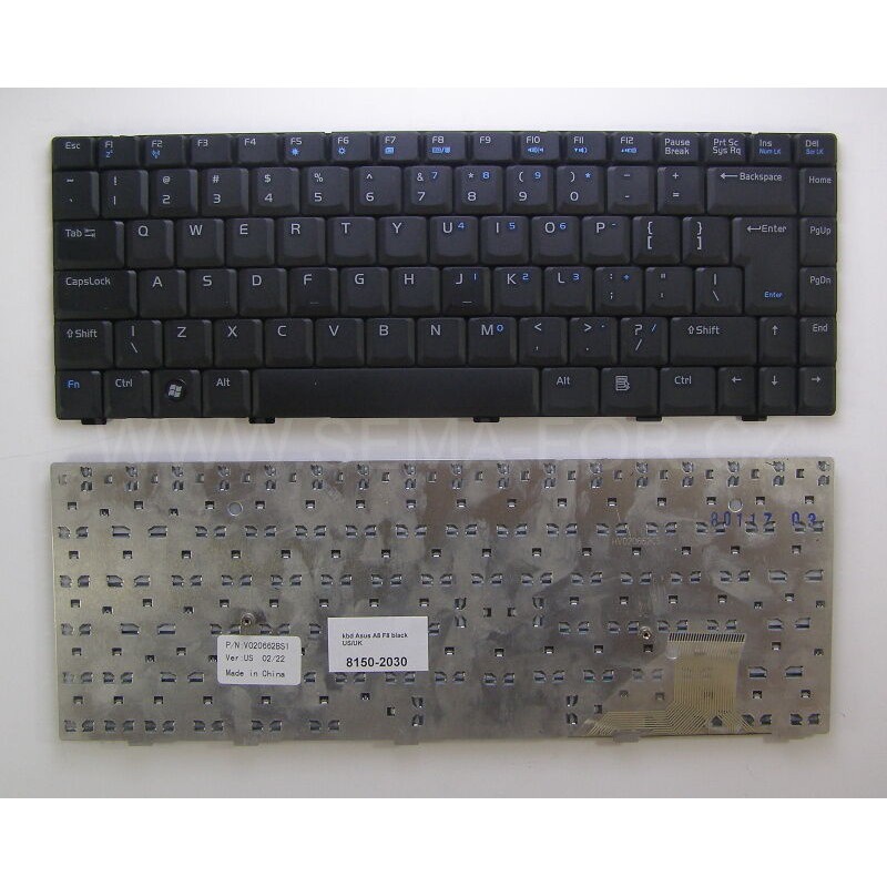 Bàn phím ASUS F8S F8P N81 N81V N80 N80V N80C F81CE F8H W3N | Shopee Việt Nam