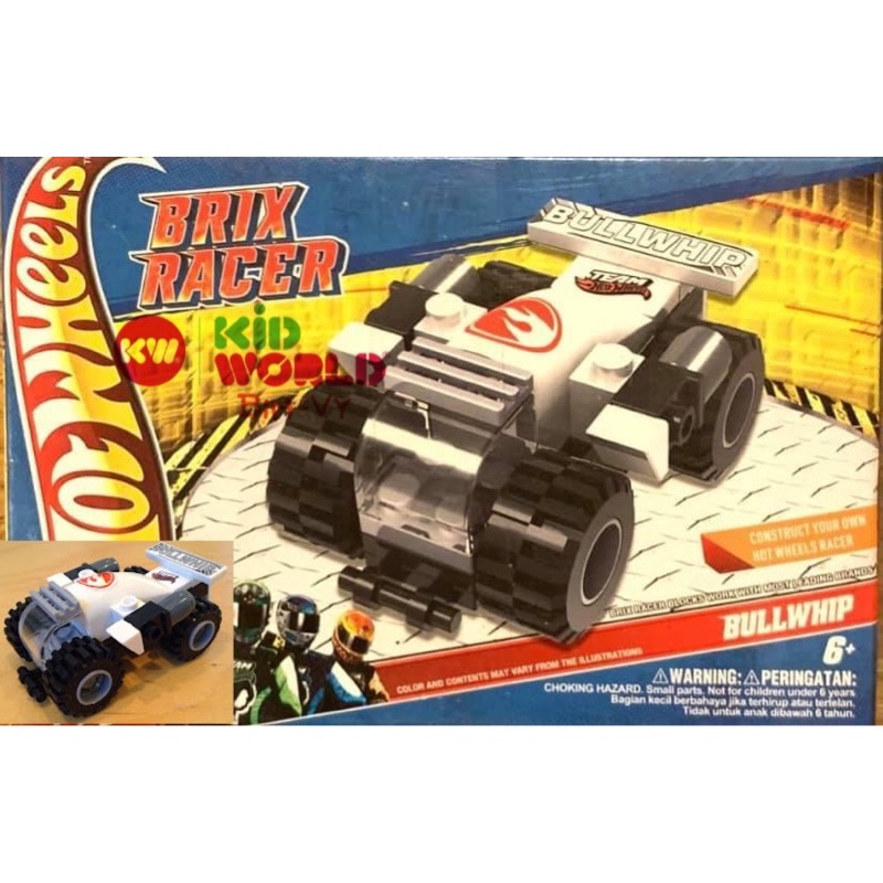 Xe mô hình Hot Wheels lắp ráp Mini Brix Racer Emco 8981. | Shopee Việt Nam