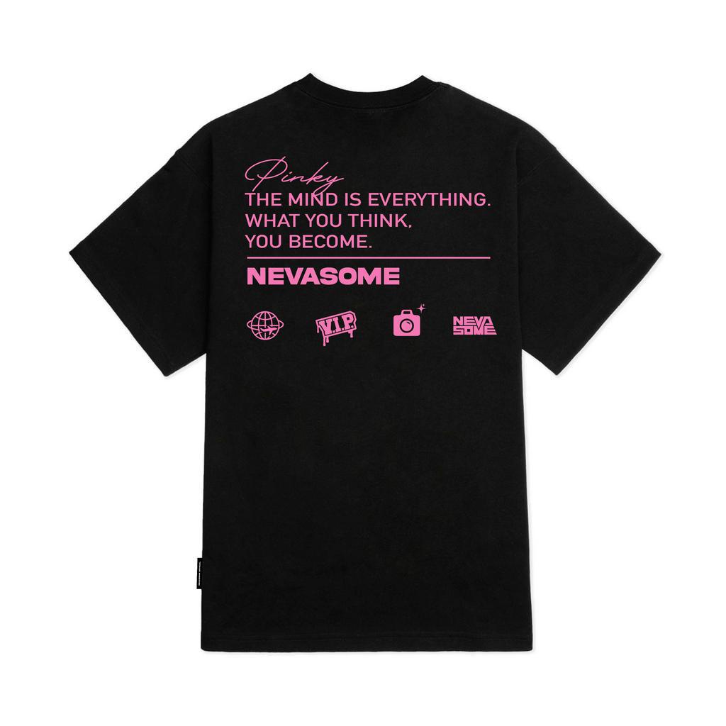 Áo Thun Oversize Local Brand NEVASOME Pinky Đen Cotton Tay Lỡ Form Rộng ...