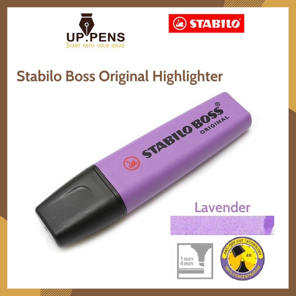 Bút highlight Stabilo Boss Original Highlighter – Màu tím (Lavender ...