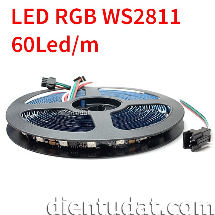 Cuộn 5 Mét Dây LED RGB 12V 5050 SMD WS2811 - 60 Led | Shopee Việt Nam