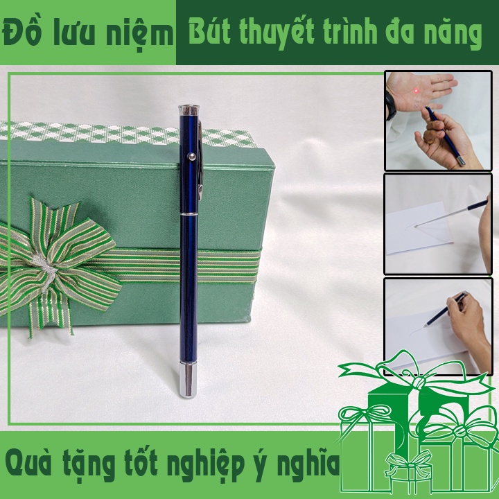 Bút chỉ thuyết trình có laser có ngòi bi đa năng hỗ trợ giảng dạy, quà ...