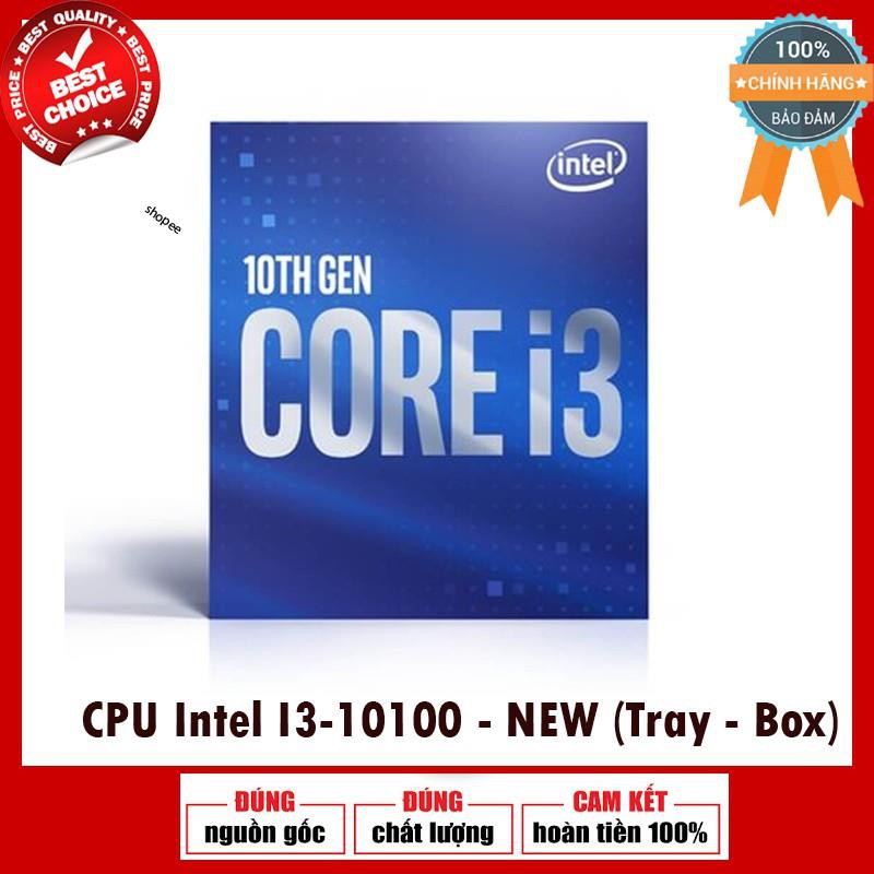 Bộ vi xử lý / CPU Intel Core i3 10100 3.6GHz turbo up to 4.3GHz, 4 nhân ...