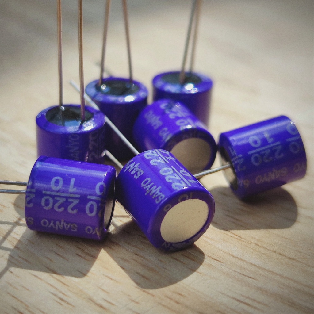 Tụ điện SANYO Oscon 220uF/10V (SA) | Shopee Việt Nam