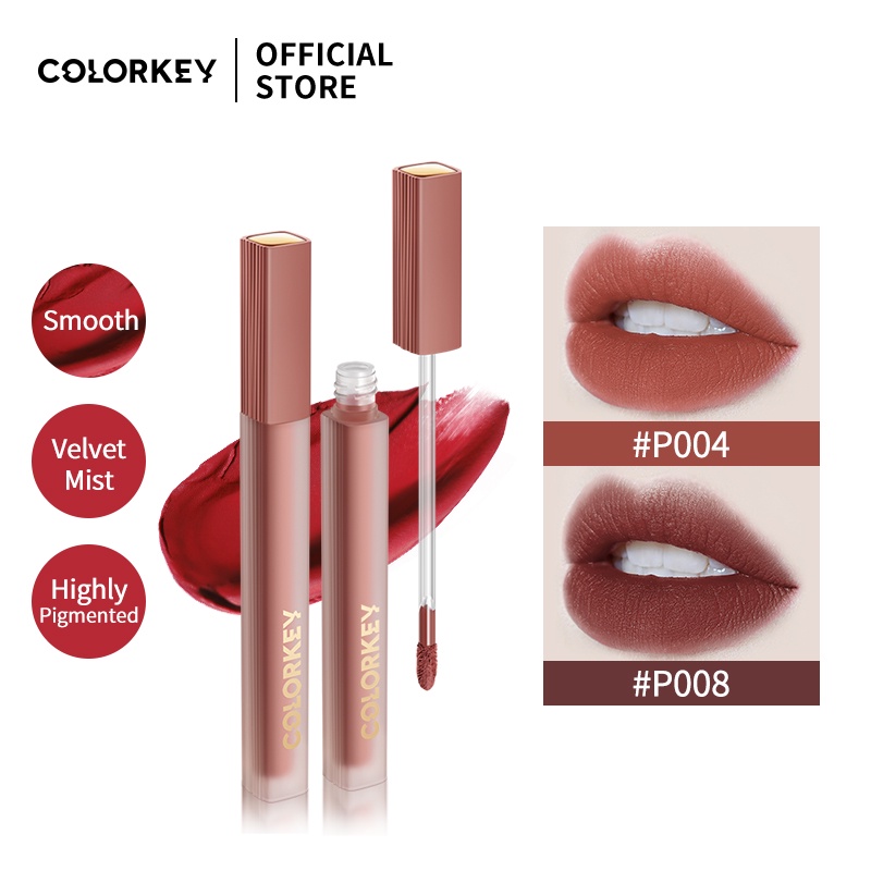 【COLORKEY】Son kem COLORKEY nhung mềm dưỡng ẩm kết cấu mềm mại 2g ...