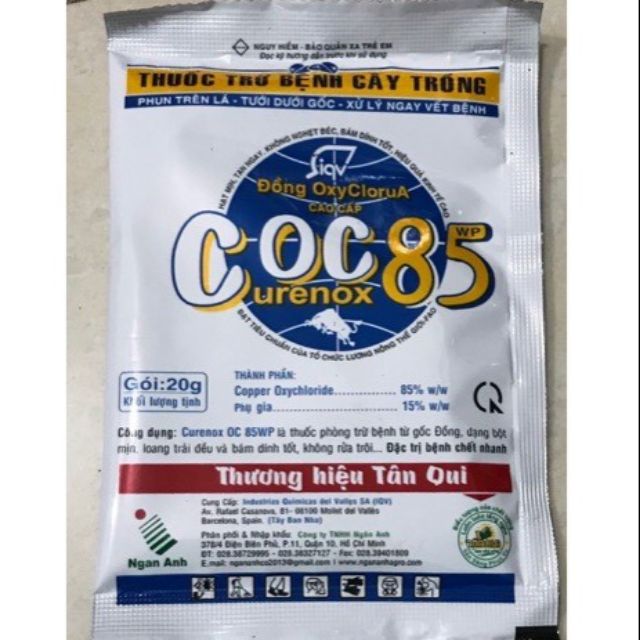 COC85 Bảo Vệ Phòng Nấm Gây Hại Hoa Lan, Cây Cảnh Gói 20g | Shopee Việt Nam