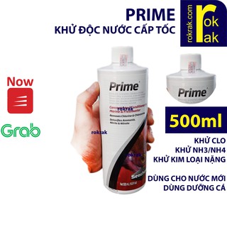 Seachem Prime 500 ML (CHAI 500ML NGUYÊN CÓ TEM) Dung dịch khử nước TOÀN ...