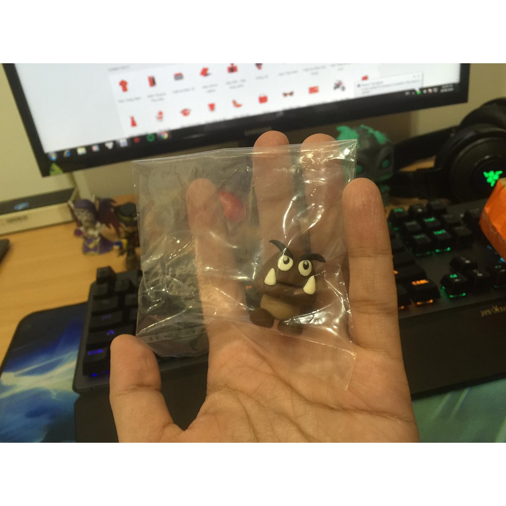 mô hình nấm goomba game super Mario clay | Shopee Việt Nam
