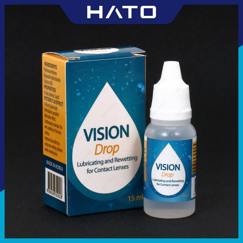 Vision Drop Dung Dịch Nhỏ Mắt Lens Kính Áp Tròng Chính Hãng Hàn Quốc ...