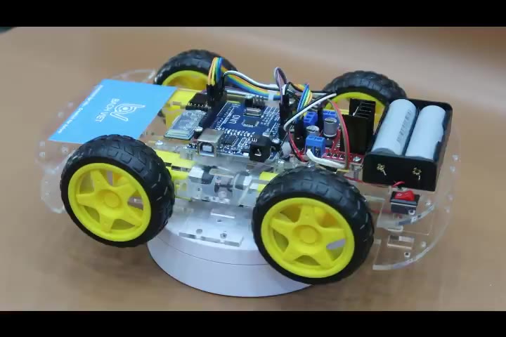 Xe điều khiển Arduino Uno R3 - App Bluetooth RC điều khiển dễ dàng , xe ...