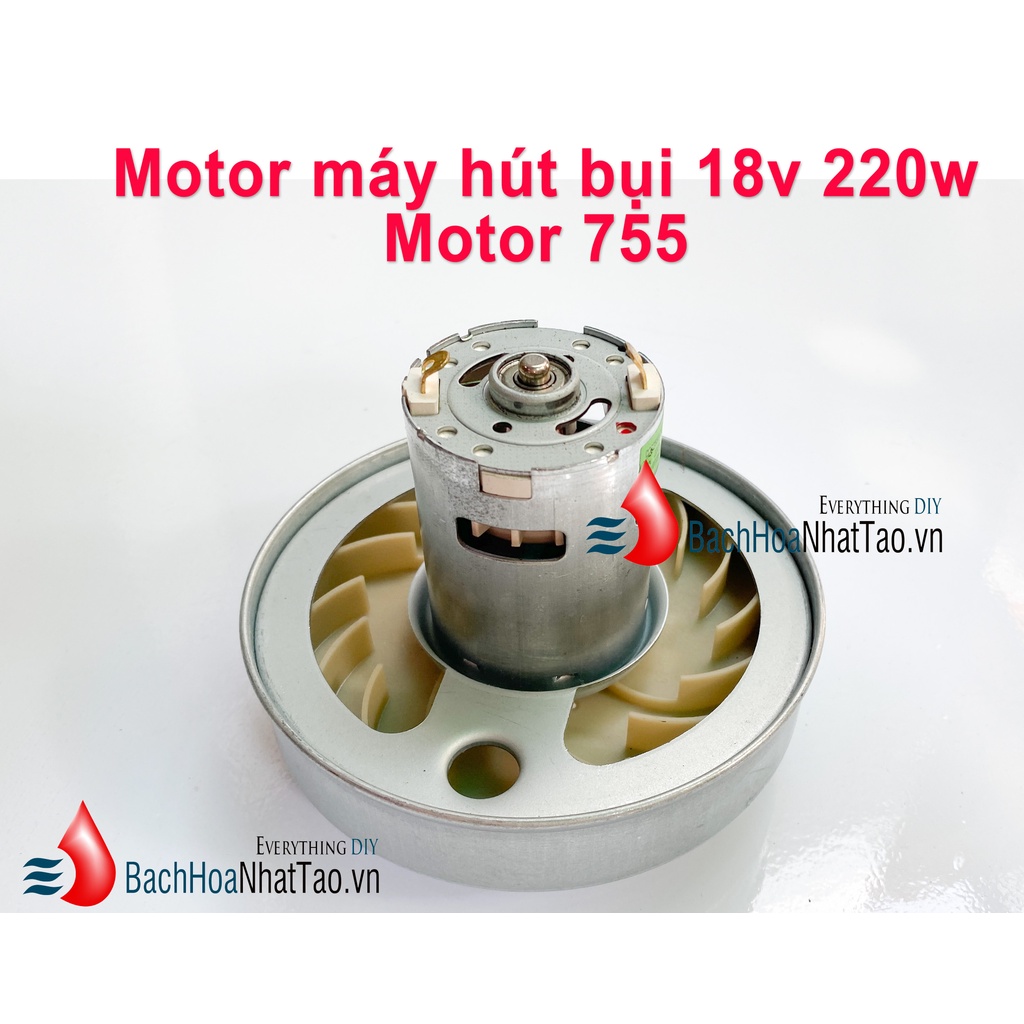 Motor máy hút bụi 18v 220w motor 755 | Shopee Việt Nam