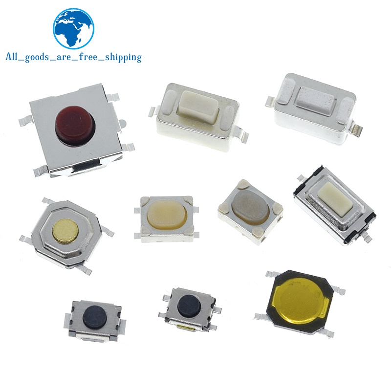10 CÁI 3 * 6 3 * 4 4 * 4 SMD Tactile Tactile Push Button Switch 2Pin ...