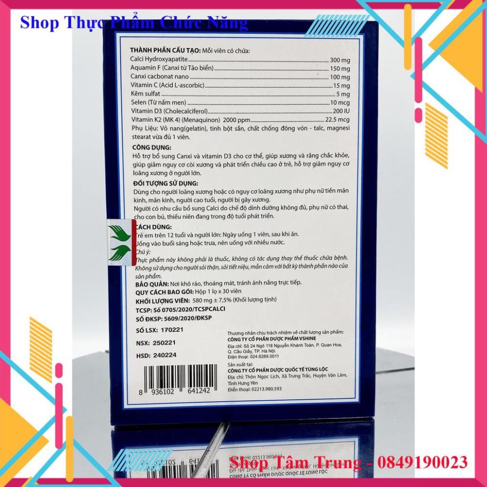 Thực Phẩm Bảo Vệ Sức Khỏe Ion Ca2+ - Bổ Sung Canxi Và Vitamin D3 – Hộp ...