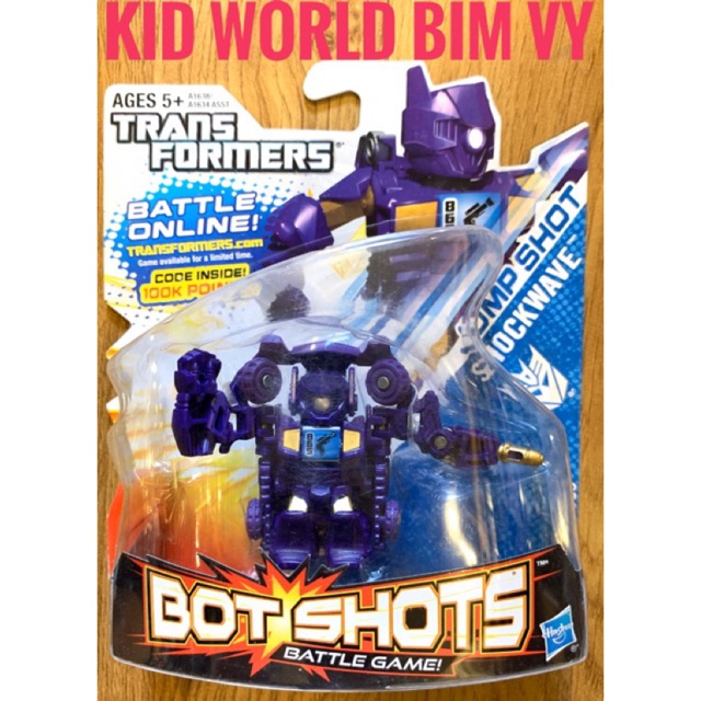 Robot Transformers Bot Shots - Một bước One Step - Shockwave, A1638 ...