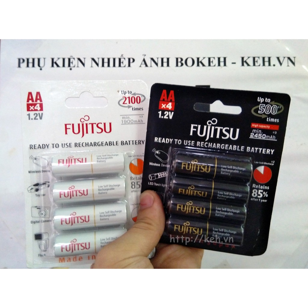 Pin sạc Fujitsu AA 1900mAh / 2450mah HR-3UTCEU HR-3UTHCEX | Shopee Việt Nam