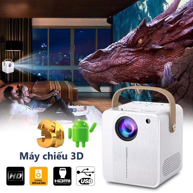 Home Euro - Máy Chiếu Mini Android LED SAINYER Y9 CP350 Smart Projector ...