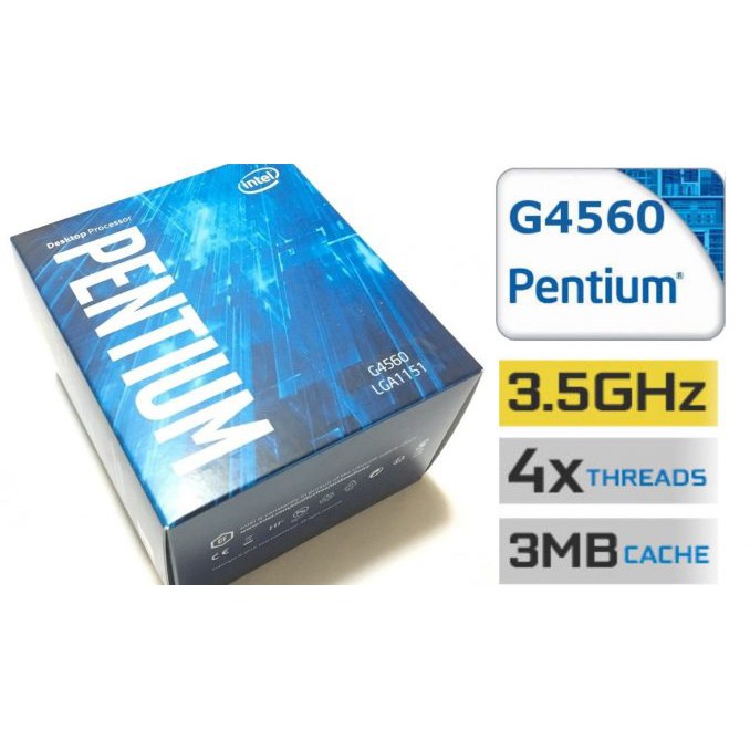 CPU Intel G4560 3.5 GHz Socket 1151 Kabylake (Box) - Hãng Phân Phối ...