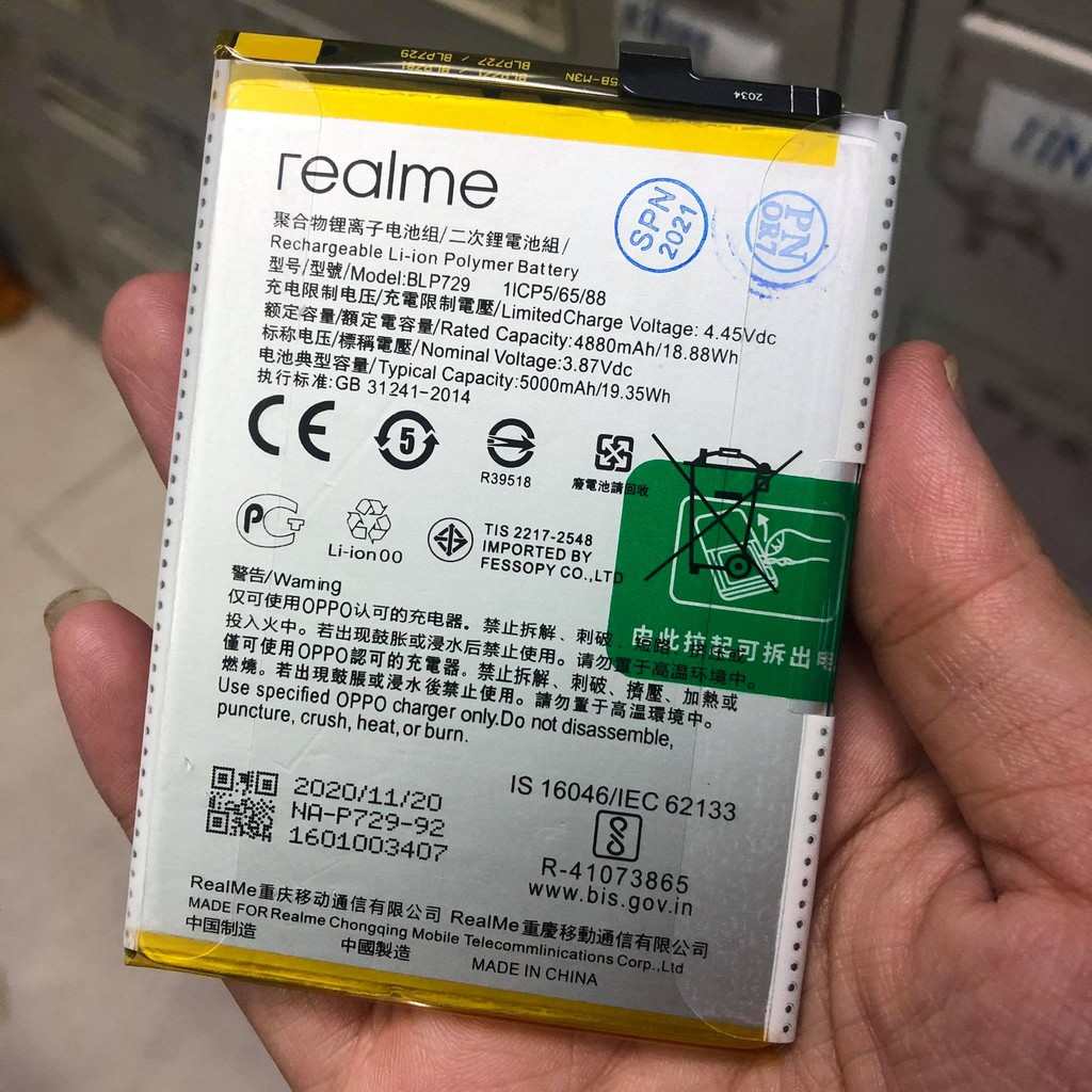 Pin Oppo Realme 5, Realme C3, Realme 5i BLP729 Dung Lượng 5000mah Zin Hãng Tốt | Shopee Việt Nam
