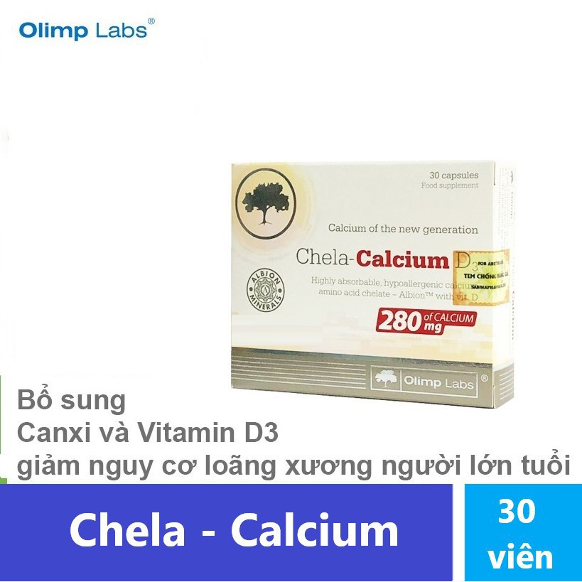 [Kèm Quà Tặng] |Chela Calcium |Bổ sung Canxi và Vitamin D3 cho phụ nữ trước và sau sinh (Hộp ...