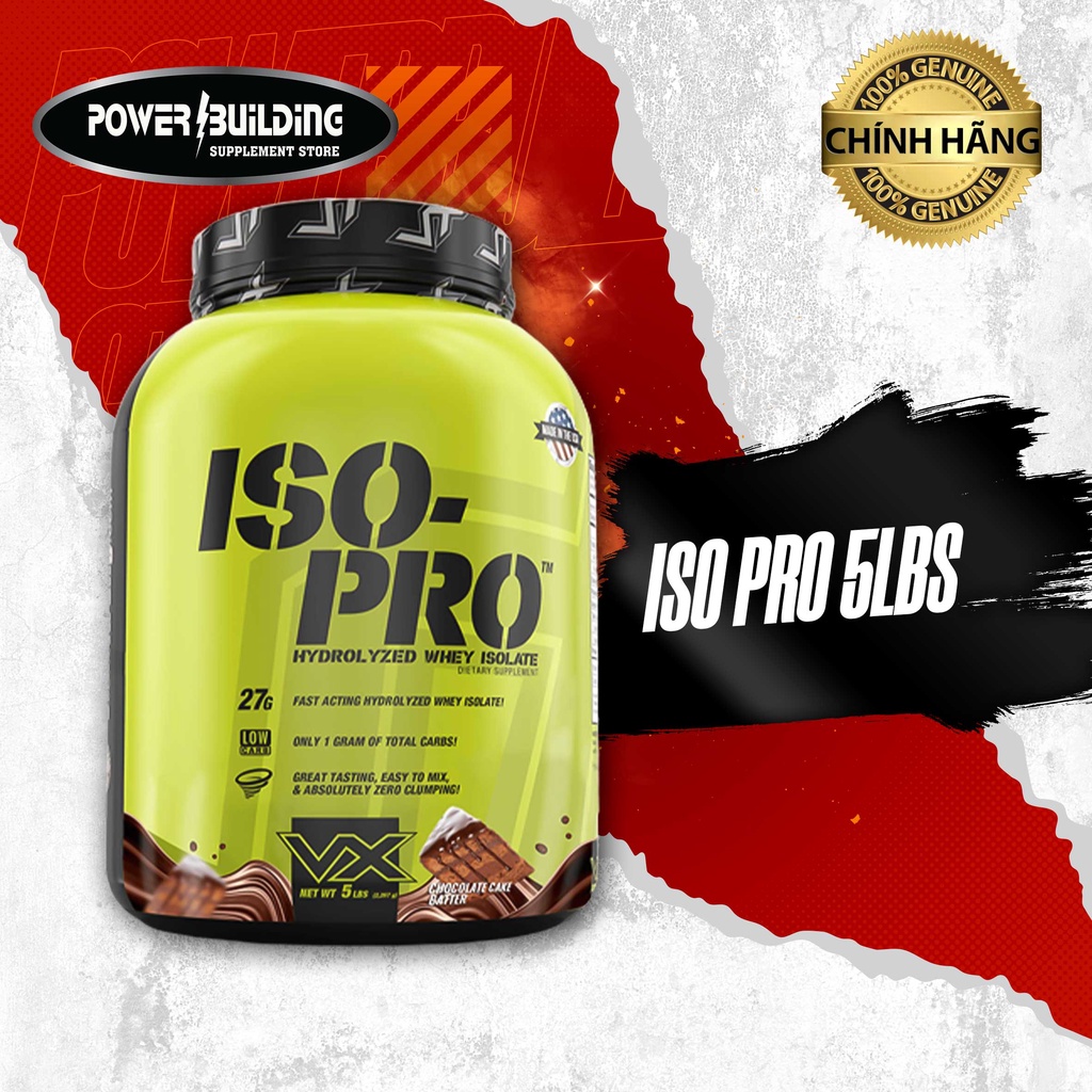 Iso Pro 5lbs - Whey thuỷ phân tinh khiết 100% | Shopee Việt Nam