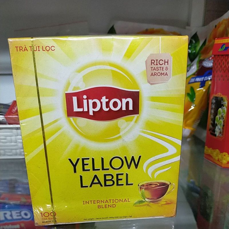 Trà Túi Lọc Lipton Yellow Label Tea, xuất xứ Indonesia | Shopee Việt Nam