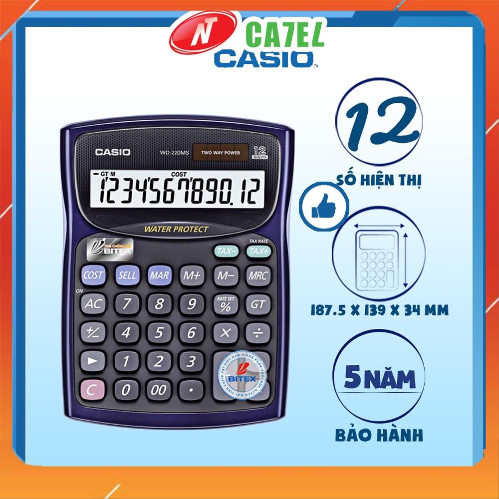 Máy tính Casio WD 220 hàng chính hãng bảo hành 5 năm VPP An Sinh ...