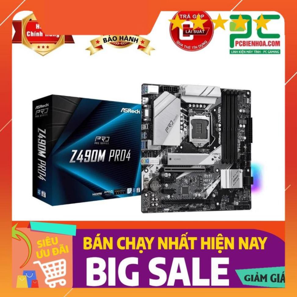 SẢN PHẨM BÁN CHẠY NHẤT - MAINBOARD ASROCK Z490 PRO4 CHÍNH HÃNG TẶNG BÀN ...