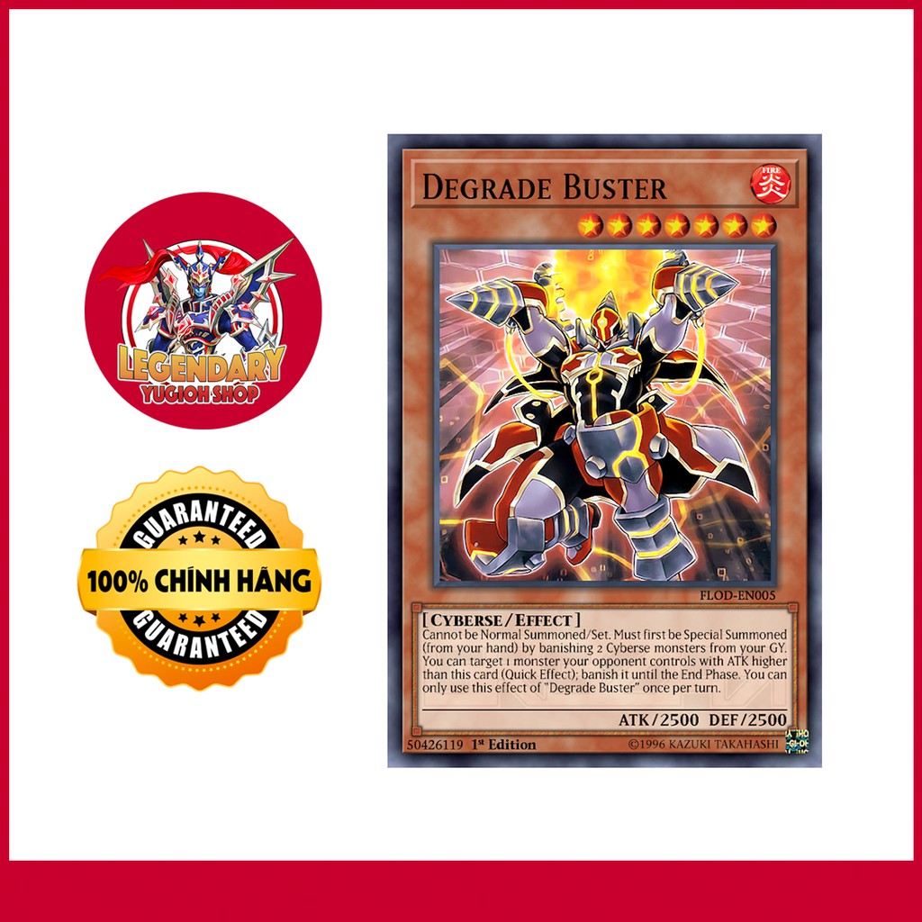 [Thẻ Bài Yugioh Chính Hãng] Degrade Buster | Shopee Việt Nam