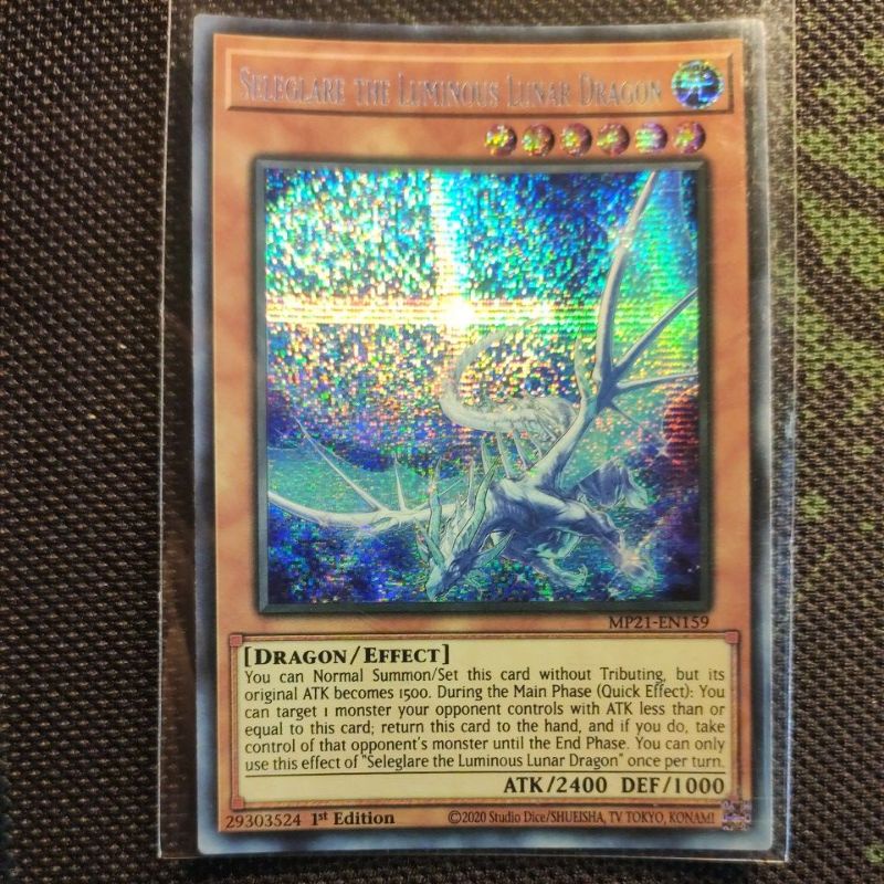 Thẻ bài Yugioh: Seleglare the Luminous Lunar Dragon - MP21-EN159 ...