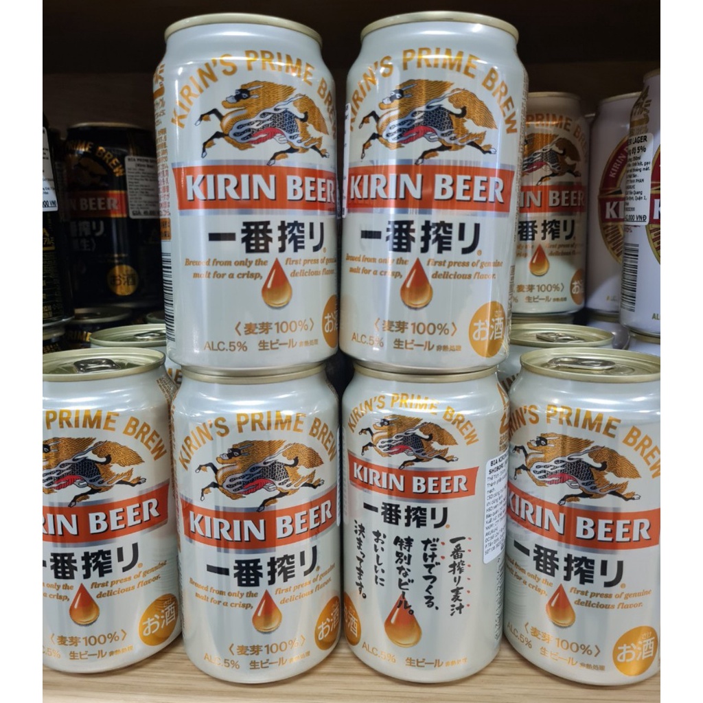 BIA KIRIN BEER NHẬT BẢN 350ML | Shopee Việt Nam