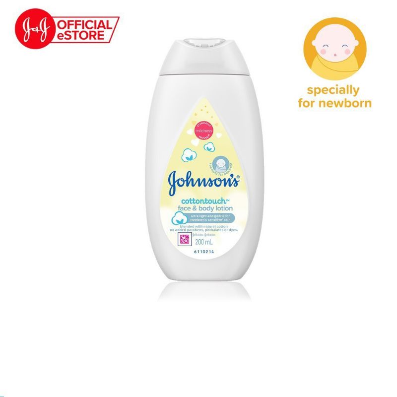 Sữa dưỡng ẩm Johnson's Cotton Touch mềm mịn như bông 200ml (Vàng ...