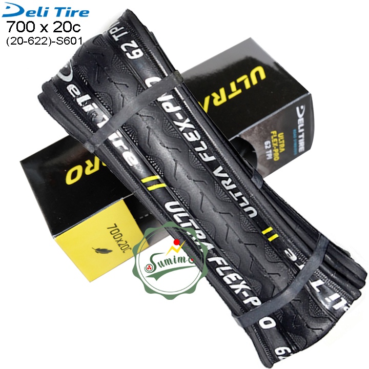 Vỏ xếp DELI 700x20c Ultra Flex-Pro S-601 gai sóng | Shopee Việt Nam