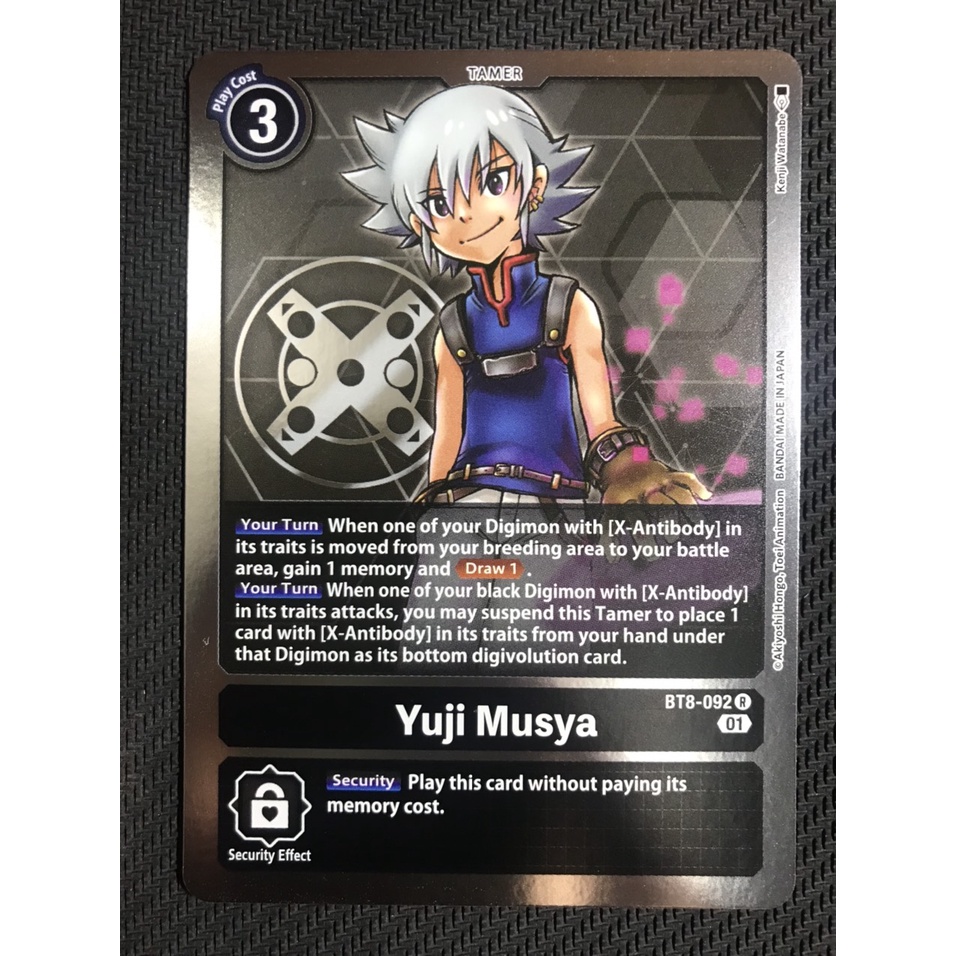 Thẻ bài Digimon BT8-092 - Yuji Musya - Tamer - Rare | Shopee Việt Nam