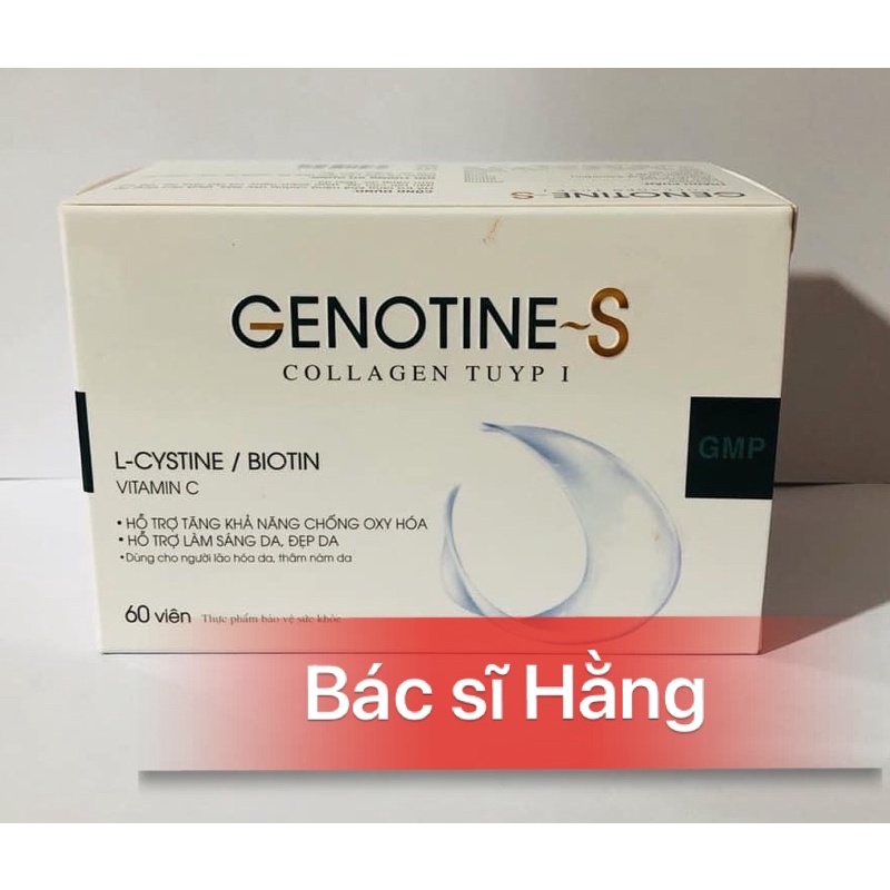 [CHÍNH HÃNG] VIÊN UỐNG ĐẸP DA BỔ SUNG COLLAGEN, LCYSTIN GENOTINE S ...